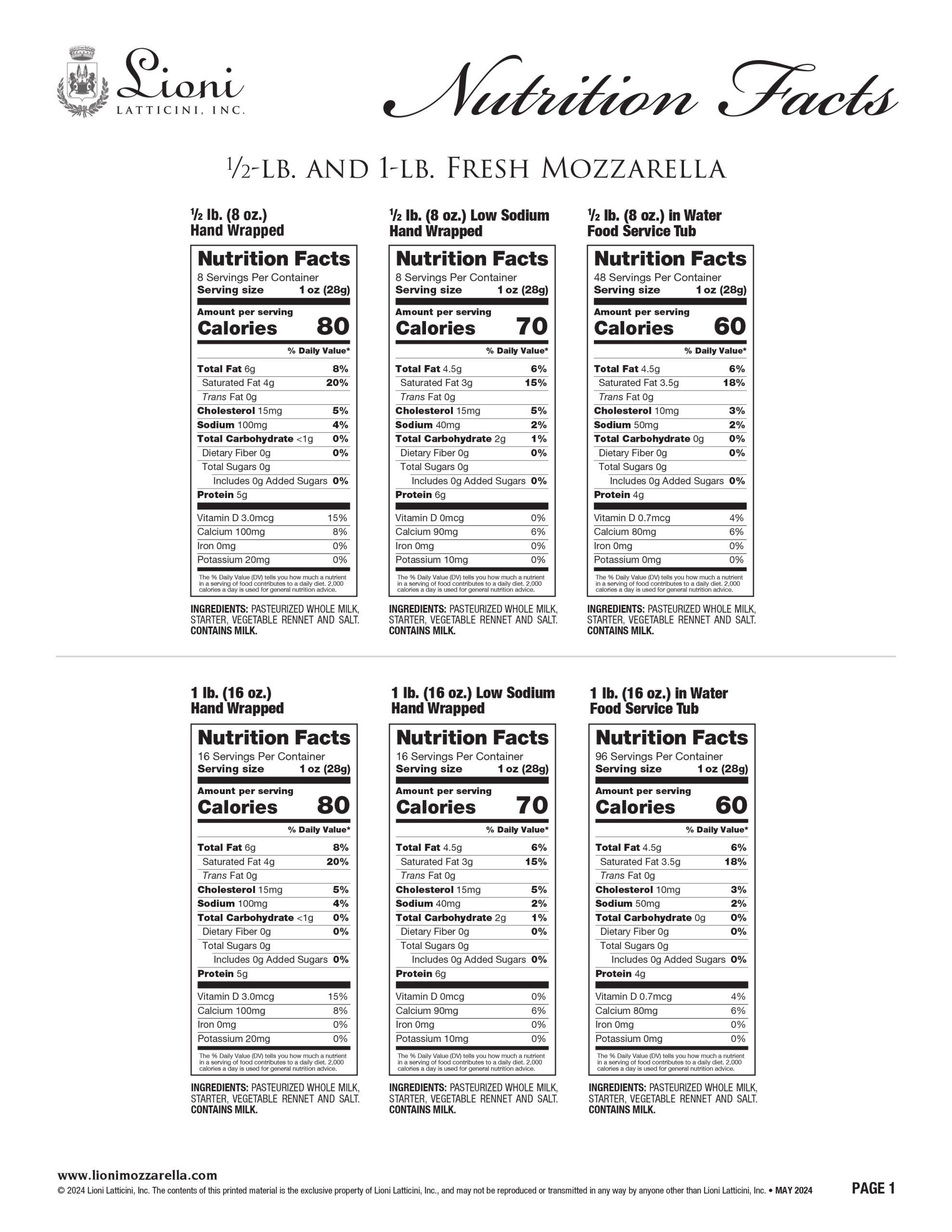 Lioni Mozzarella - Lioni Mozzarella